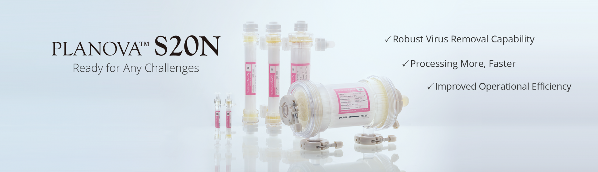 製品の詳細 | Planova™ S20N ウイルス除去フィルター | 製品 & サービス | 旭化成バイオプロセス